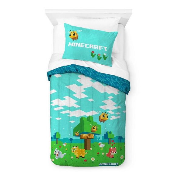 Minecraft | Bedding | Minecraft Twin Minecraft Beautiful Day Comforter ...